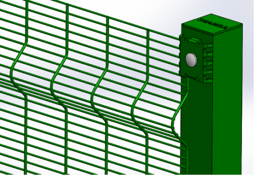 Shamba Anticlimb Fence - Wireprod